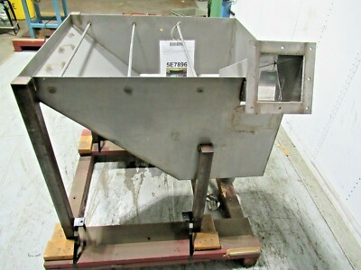 12ft³ Stainless Steel Bulk Powder Storage Bin/Hopper | eBay