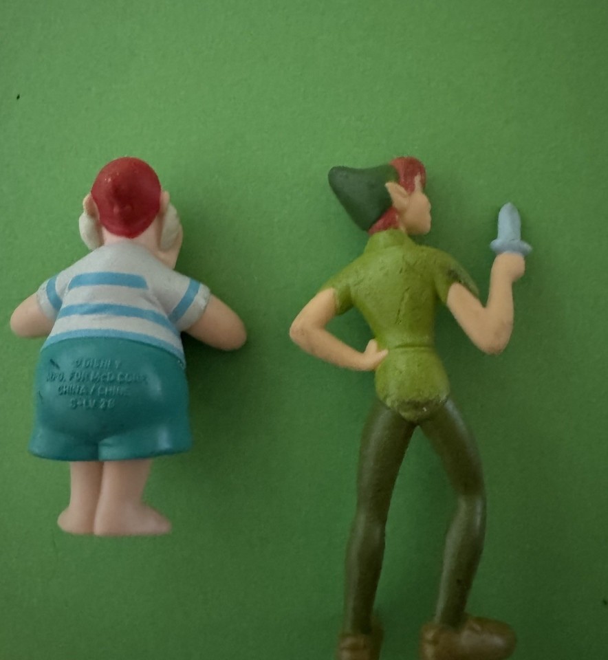 Disney Peter Pan Characters, Small, Peter Pan & Mr. Amer | eBay