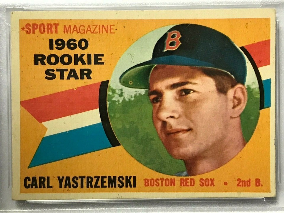 1960 Topps Carl Yastrzemski (Yaz) Rookie Star #148 RC Red Sox PSA 4 ...