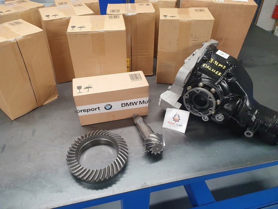 BMW Motorsport 4.10 Gear Ratio Final Drive Crown Wheel Pinion Race ...