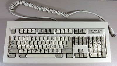 Compuadd keyboard AQ6-COMPA RT-101+ 55153 117700-001 REV C AT DIN ...