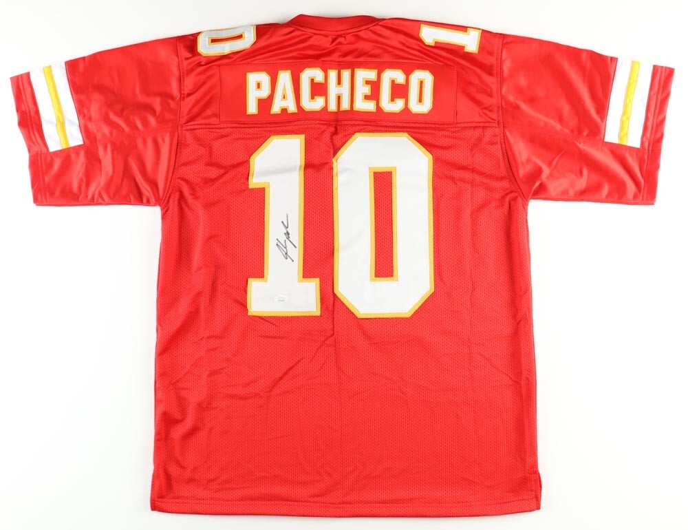 Isiah Pacheco Signed Kansas City Chiefs Jersey (JSA) Rutgers Scarlett ...