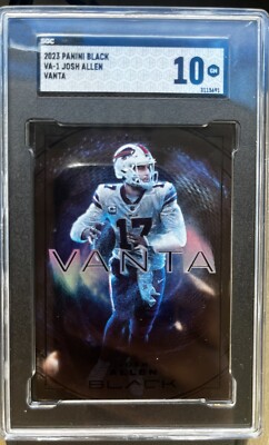 Josh Allen 2023 Panini Black #VA-1 VANTA Super Short Print RARE Buffalo ...