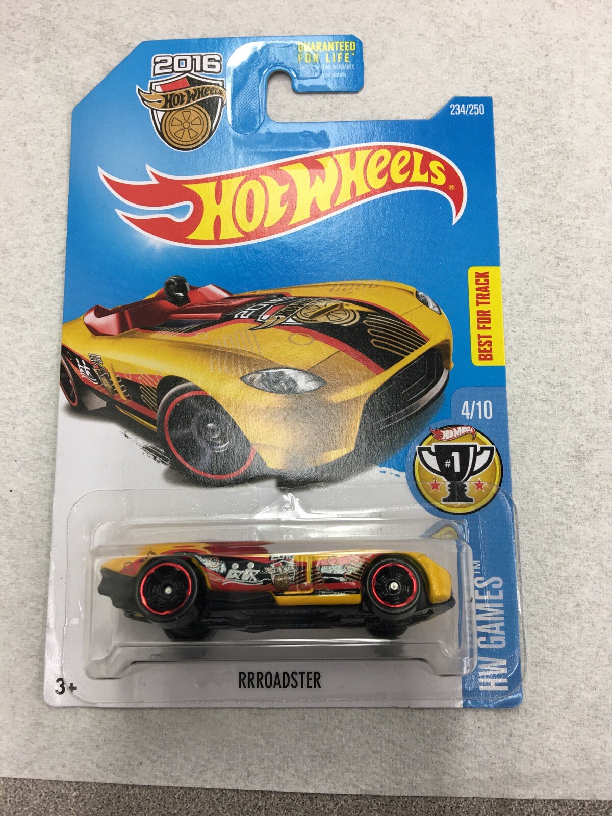 2016 Hot Wheels HW Games 4/10 Rrroadster #234/250 New On Card B84 | eBay