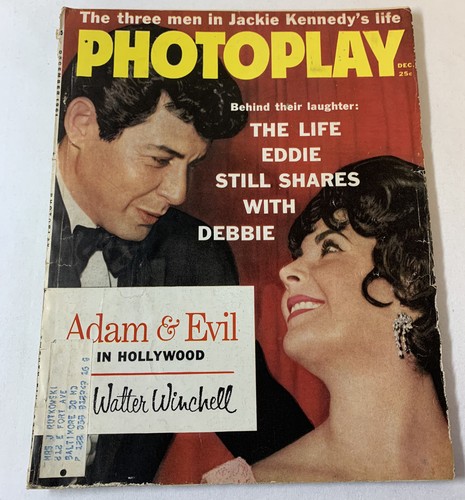 Décembre 1961 Photoplay ~ Elizabeth Taylor, Rock Hudson, Warren Beatty ...