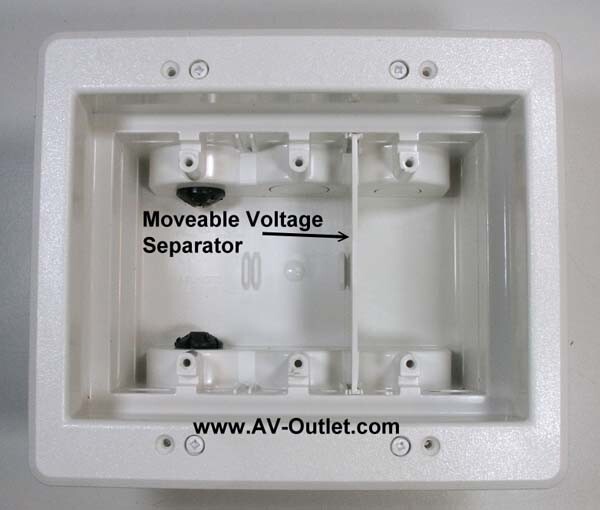 Arlington DVFR3W - Recessed 3 Gang Electrical Box - White | eBay