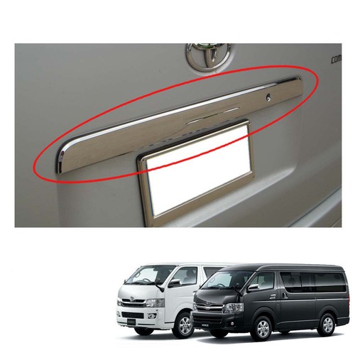 Rear Tailgate Trunk Lid Cover Chrome Fits Toyota Hiace Commuter Van ...