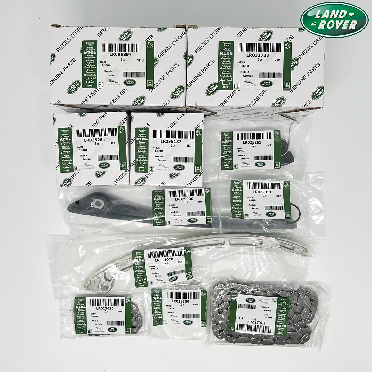 OEM Land Rover 11 PCS PAIR VVT Gear Timing Chain Kit For Evoque ...