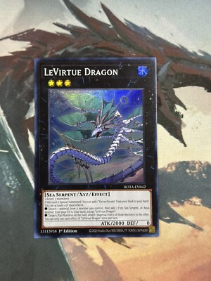 Yugioh Levirtue Dragon Super Rare ROTA | eBay