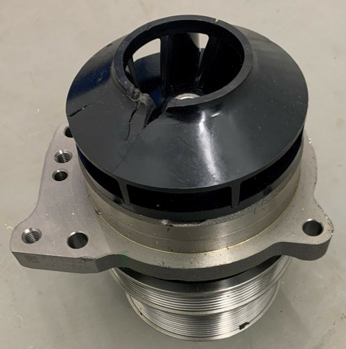 CUMMINGS ENGINE 3692580 WATER PUMP CORE AS-IS DAMAGED IMPELLER CHIPPED ...
