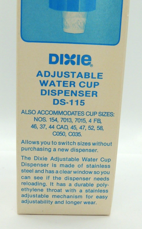 Vintage Lot of DIXIE Water Cups Space Saver No.45 NOS 100 Count/3 oz ea ...