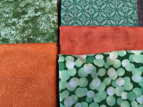 Make Carrots for Easter Spring! 5 fat quarters cotton fabric orange ...