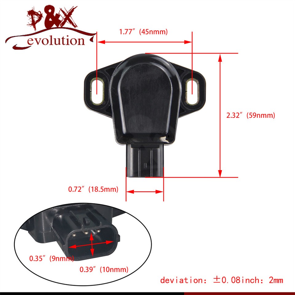 Throttle Position Sensor for Honda K20A K20A2 K20A4 K20A6 K20A3 K20Z3 ...