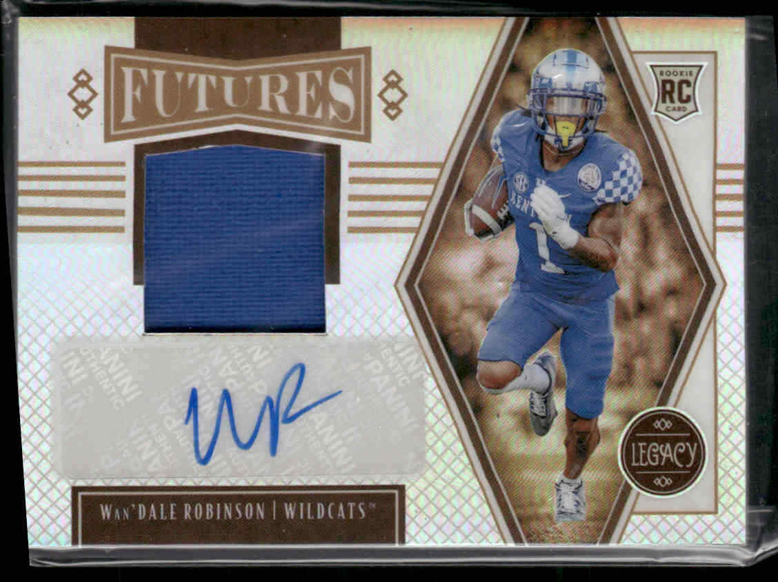 2022 Panini Legacy - Futures Patch Autographs Wan'Dale Robinson #FP-WR ...