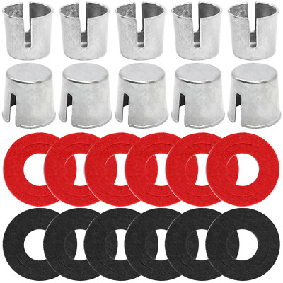 10X Car Battery Post Terminal Shims Auto Lead Caps w/ 12X Washers ...