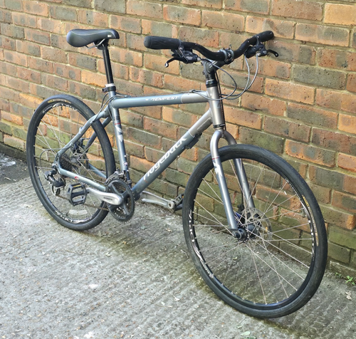 RIDGEBACK TEMPEST ROAD BIKE (19" FRAME WITH 26" WHEELS") FRONT & REAR ...