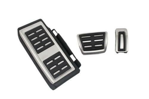 Stainless Steel Pedal Rubber Auto Trans LHD & Footrest For VW Golf MK7 ...