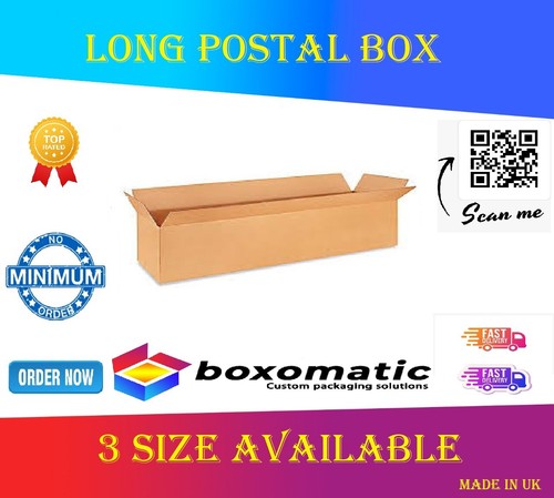 LONG CARDBOARD BOXES Golf Club Shipping Postal Parcel Packing Mailing ...