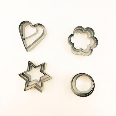 12 ASSORTED COOKIE CUTTER COMBO Malaysia Jam Tart Thumbprint Mold ...