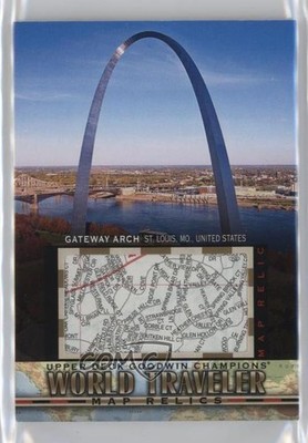 2018 Goodwin Champions World Traveler Map Relics Gateway Arch United ...