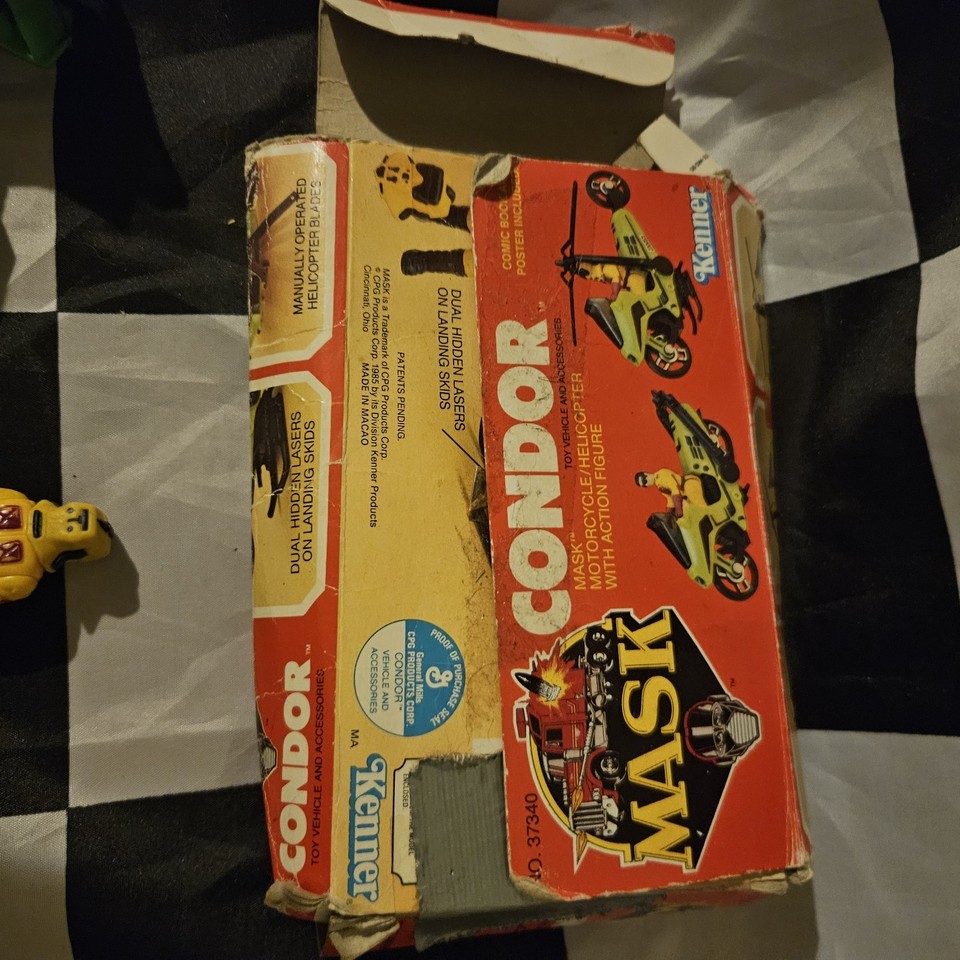 Condor Mask (1985) Kenner, Complete Brad Turner Box Is A Little ...