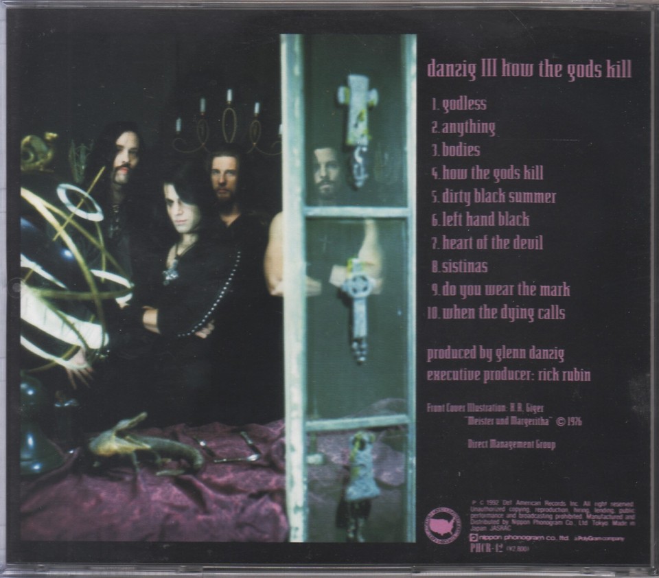 DANZIG / DANZIG III HOW THE GODS HILL JAPAN CD OOP | eBay