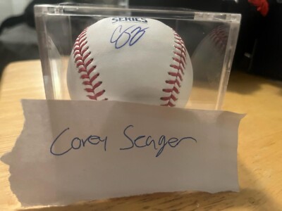 corey seager autographed baseball | eBay