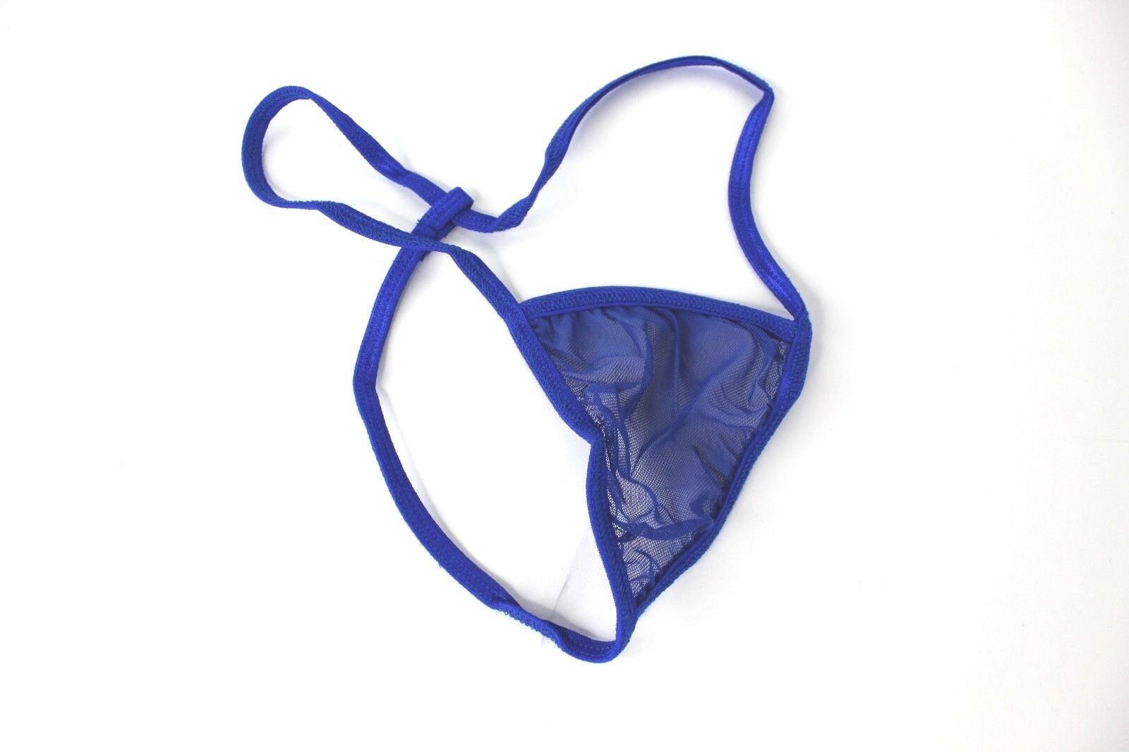 Women Sexy Long Lace See Through Nightie Dress Panties Set Blue ...