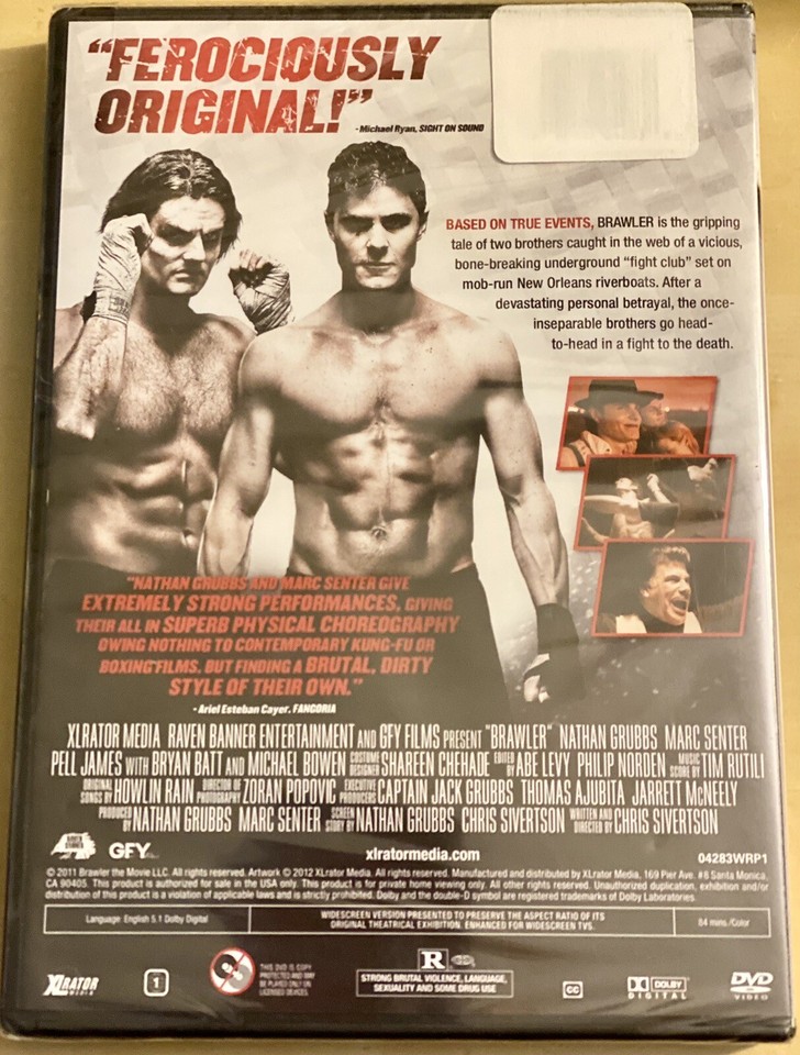 Brawler (DVD, 2011, Widescreen) New & Sealed! Nathan Grubbs Marc Senter 37117042838| eBay