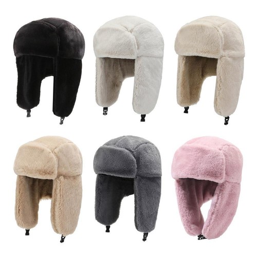 Men Women Winter Warm Earflap Cap Windproof Lei Feng Hat Outdoor RiX8C9 ...