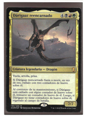 DARIGAAZ REENCARNADO FOIL DOMINARIA Legendary Dragon Magic NM Español ...