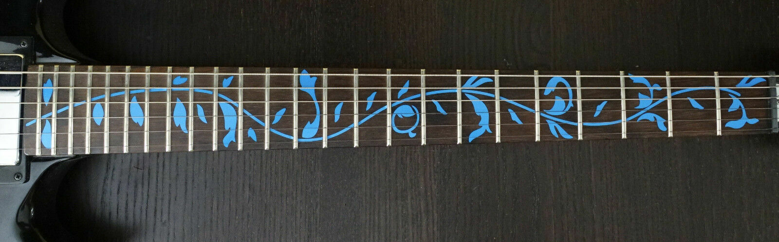 Tree of Life Ibanez Jem Fretboard Inlay Stickers for Guitar BLACK/color ...