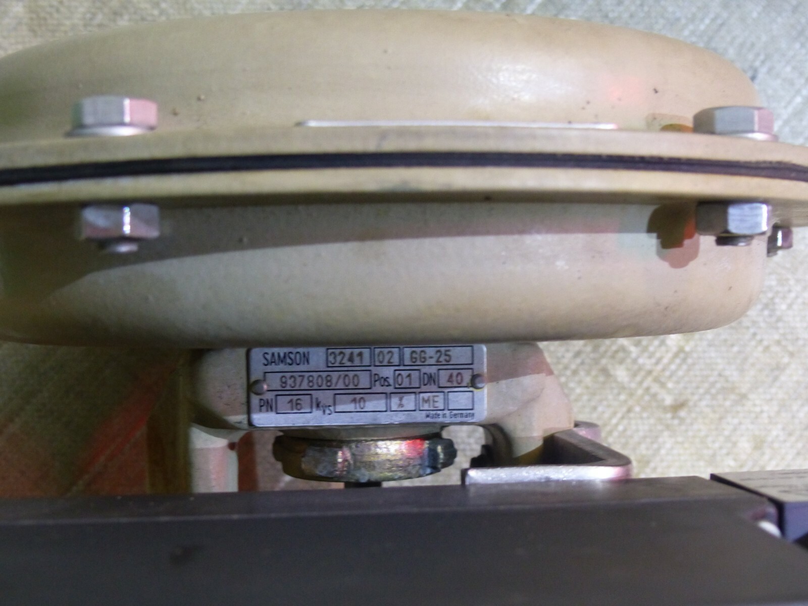 Samson 3277 Pneumatischer 3241 02 GG-25 siemens Steuerung 6DR5310-0NG00 ...