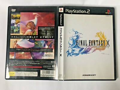 PS2 FINAL FANTASY X NTSC SQUARESOFT SLPS 25050 for japan only DVD-ROM ...