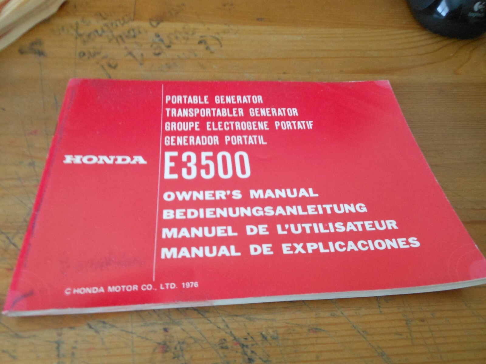 Factory Honda OEM Portable Generator Owner's Manual E3500 3688000 | eBay