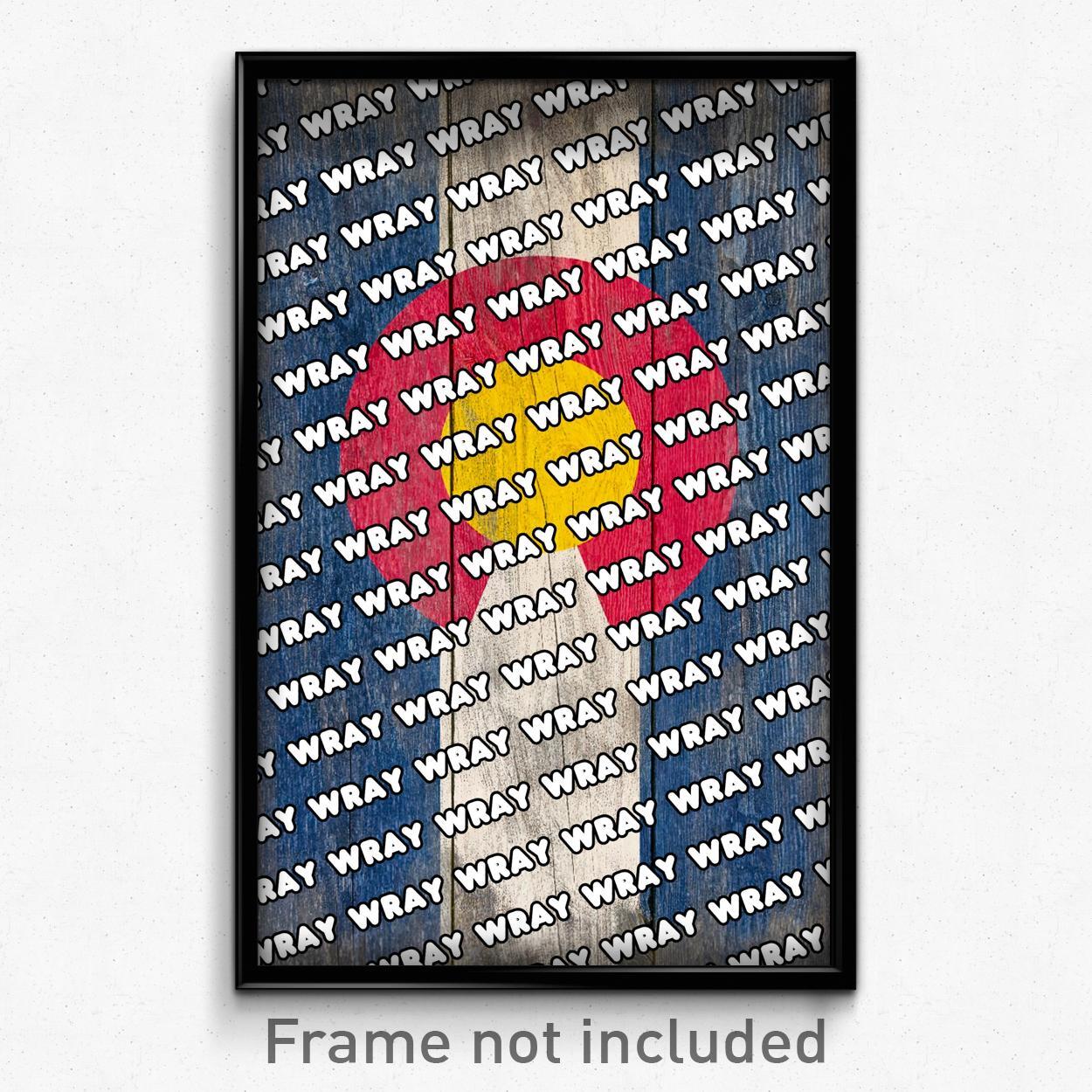 Wray Colorado Poster (CO City Souvenir 11x17 Town Print) | eBay