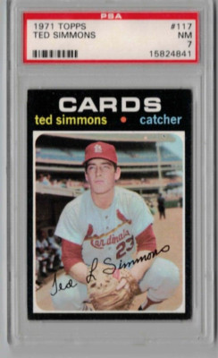 Ted Simmons 1971 Topps #117 PSA 7. Free Shipping. | eBay