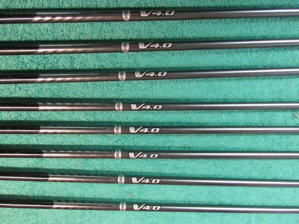 Adams Idea Tech V4 Hybrid Iron Set 4H,5H,6H,7,8,9,PW,GW + 1.5" R Flex ...