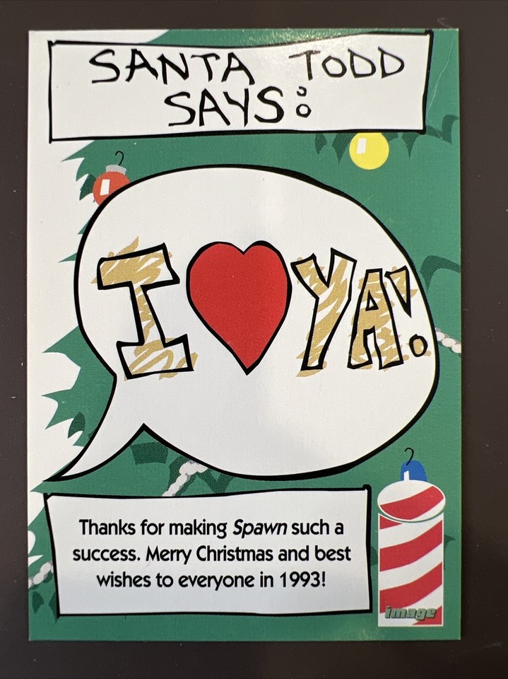 Wizard Magazine Promotional Card - McFarlane's Santa Todd - Spawn | eBay