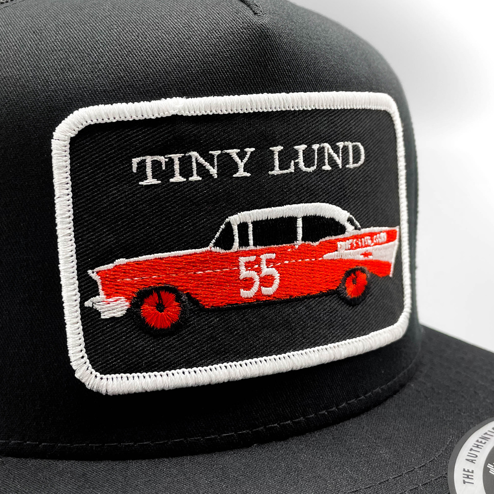 Tiny Lund Trucker Hat, Retro Tiny Lund Nascar Patch on Yupoong 6006 ...