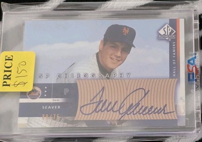 2003 SP AUTHENTIC TOM SEAVER ON CARD AUTO /75 METS | eBay