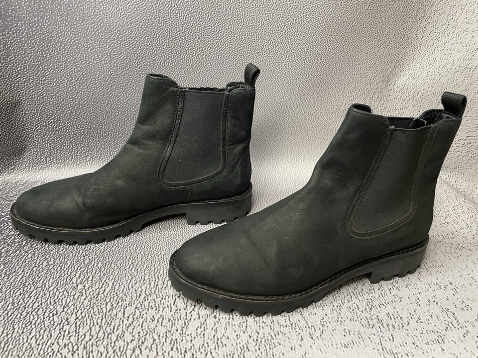Thursday Boots The Legend Chelsea Boots Black Matte Leather Men’s Size ...