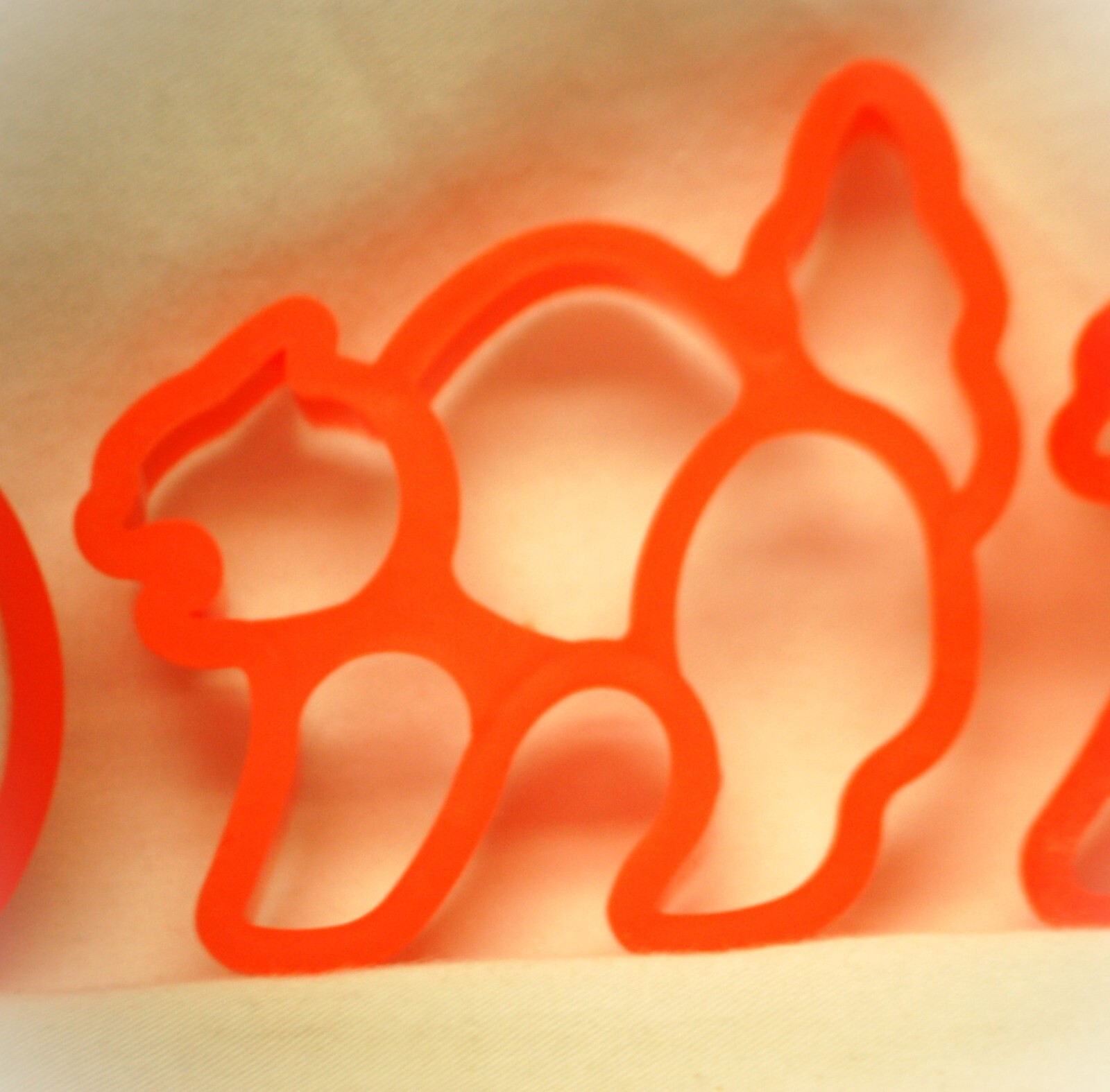 Orange Plastic Cookie Cutters Play-Doh Bat Pumpkin Cat Ghost Halloween ...