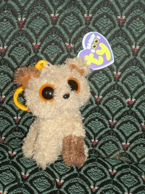 Ty Beanie Boo Rootbeer Dog Clip 2011 Retired RARE Solid Orange Eyes ...