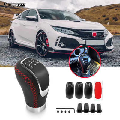 5 / 6 Speed Manual Gear Stick Shift Knob Lever Head For Honda Civic Si ...