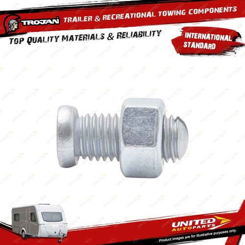 Trojan Anti Rattle Bolt Kit M12 X 1.75 Retail for Trailer Couplings ...