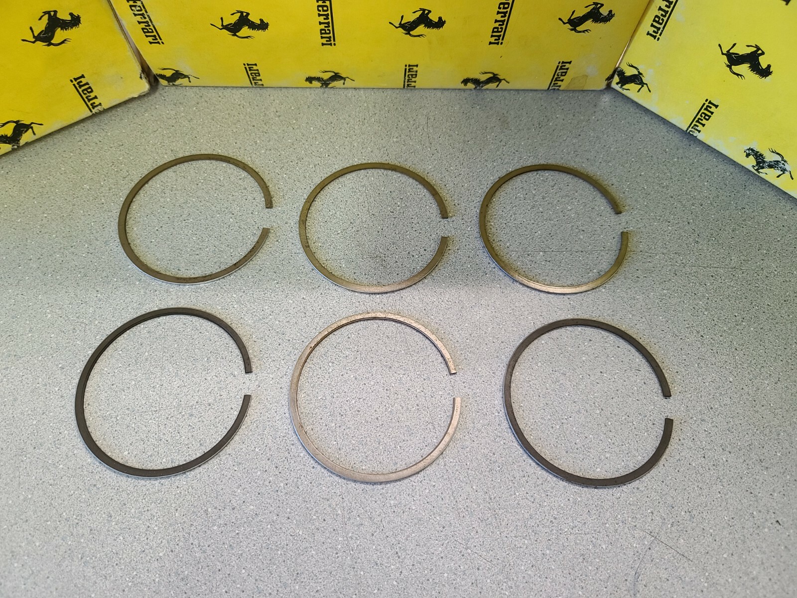 6 Ferrari Piston Rings 81.30MM | eBay