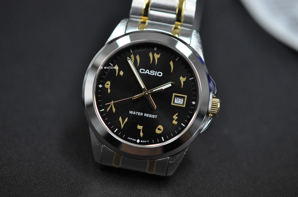 Casio Men's Standard Analog MTP-1215 Stainless Watch Waterproof Arabic ...