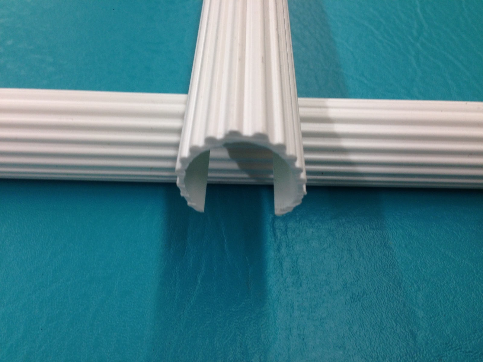 Set 2 PVC Glide 12" Sled Runners Fits 1" Round Tube Lounge Pool Chair ...