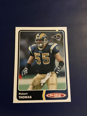 2003 Topps Total # 19 ROBERT THOMAS ROOKIE St. Louis Rams Hot $$ | eBay